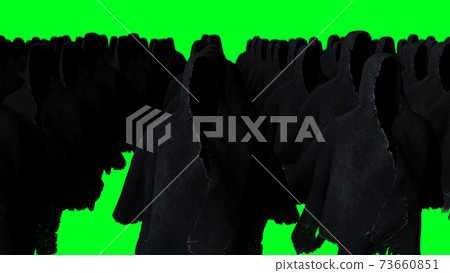 Scary fear ghost animation . 3d realistic render. - Stock Illustration ...