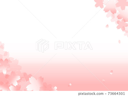 Cherry blossom background pink flyer A4 copy... - Stock Illustration ...