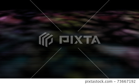 Colorful projection mapping-like abstract image - Stock Illustration ...