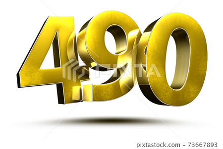 numbers 490. - Stock Illustration [73667893] - PIXTA