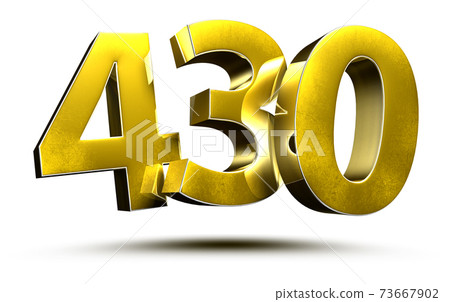 numbers 430. - Stock Illustration [73667902] - PIXTA
