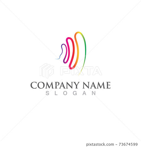 equalizer logo and symbol design vector - Stock Illustration [73674599 ...