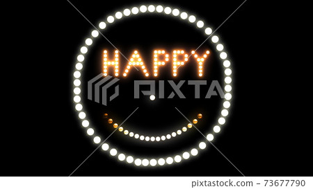 Happy Logo - Stock Illustration [73677790] - PIXTA