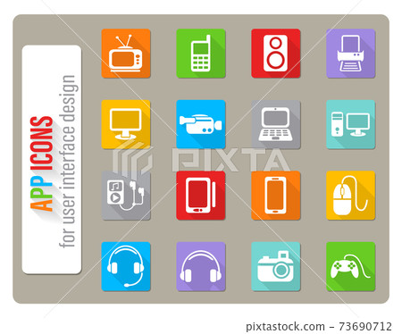 gadget icon set - Stock Illustration [73690712] - PIXTA