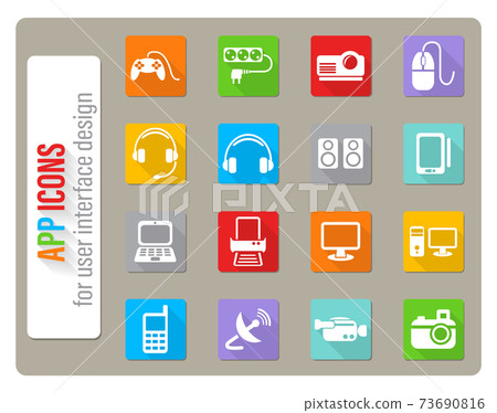 devices icon set - Stock Illustration [73690816] - PIXTA