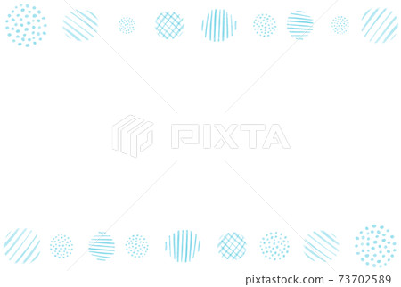 Gentle blue hand drawn watercolor frame 10 - Stock Illustration ...