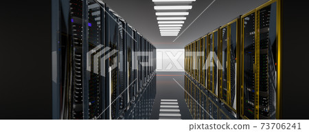 Server room data center. Backup, mining,... - Stock Illustration ...