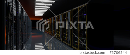 Server room data center. Backup, mining,... - Stock Illustration ...