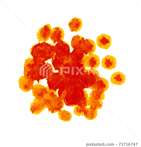 Watercolor illustration of salmon roe_single... - Stock Illustration ...