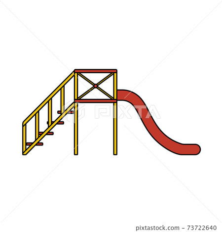Children's Slide Icon - Stock Illustration [73722640] - PIXTA