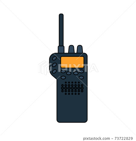Police Radio Icon - Stock Illustration [73722829] - PIXTA