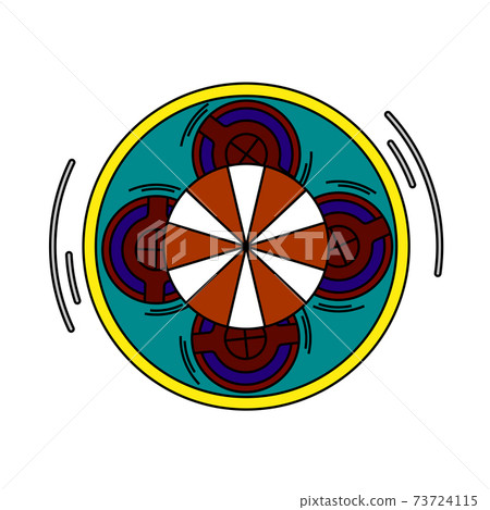 Carousel Top View Icon - Stock Illustration [73724115] - PIXTA