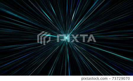 Colorful radial rays of light approaching - Stock Illustration ...