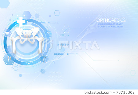 Medical orthopedic abstract background....-插圖素材 [73733302] - PIXTA圖庫