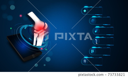 Medical orthopedic abstract background....-插圖素材 [73733821] - PIXTA圖庫