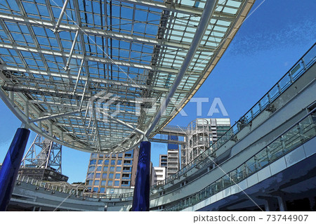 Nagoya Sakae district scenic - Stock Illustration [73744907] - PIXTA