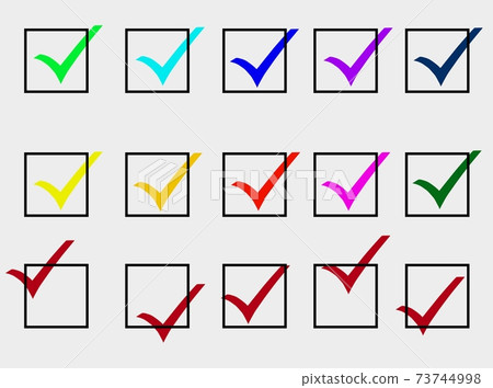 Colorful check pattern material, 2D rendering - Stock Illustration ...