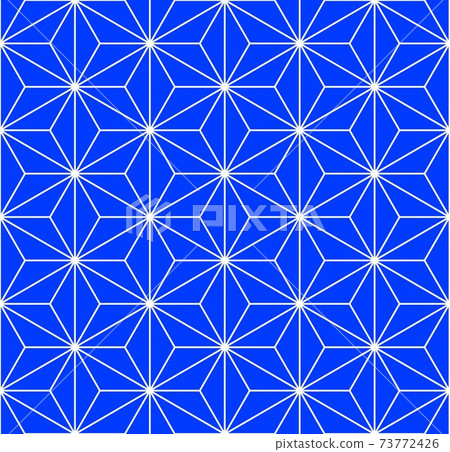 Hemp leaf Japanese traditional pattern seamless - Stock Illustration ...