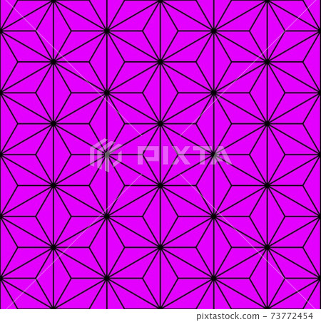 Hemp leaf Japanese traditional pattern seamless - Stock Illustration ...