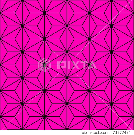 Hemp leaf Japanese traditional pattern seamless - Stock Illustration ...