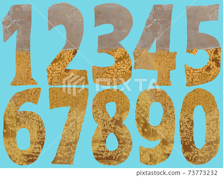 Beer numbers background light blue - Stock Illustration [73773232] - PIXTA