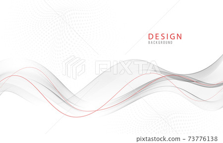 Modern abstract swoosh background Wave... - Stock Illustration ...
