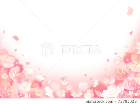 Sakura frame gradient - Stock Illustration [73783329] - PIXTA