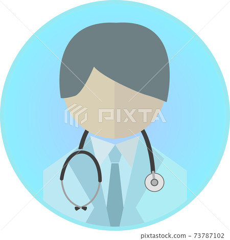 Simple doctor / doctor person icon - Stock Illustration [73787102] - PIXTA