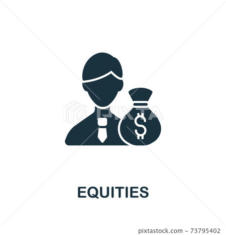 Equities icon from investment collection.... - Stock Illustration ...