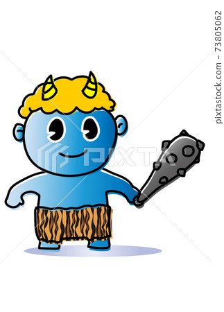 Ao Oni whole body - Stock Illustration [73805062] - PIXTA