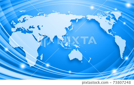 Global network, centered on Asia - Stock Illustration [73807248] - PIXTA