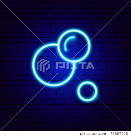 Air Bubble Neon Sign - Stock Illustration [73807928] - PIXTA