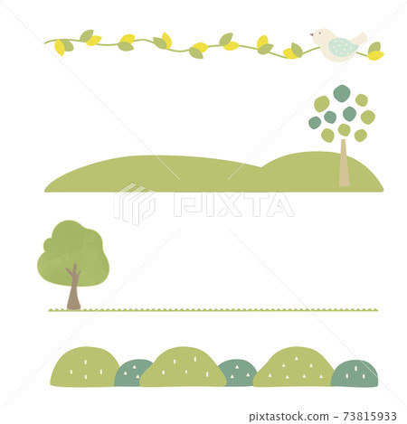 Cute tree heading - Stock Illustration [73815933] - PIXTA