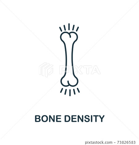 Bone Density icon from health check collection.... - Stock Illustration ...