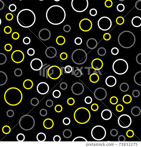 Yellow circles seamless pattern, great design... - Stock Illustration ...