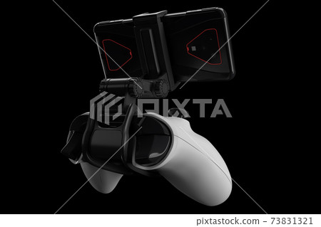 Realistic joystick for playing games on a...-插圖素材 [73831321] - PIXTA圖庫