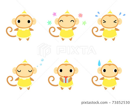 Fancy monkey icon - Stock Illustration [73852530] - PIXTA