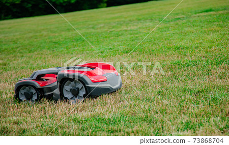 Push Mower Side View