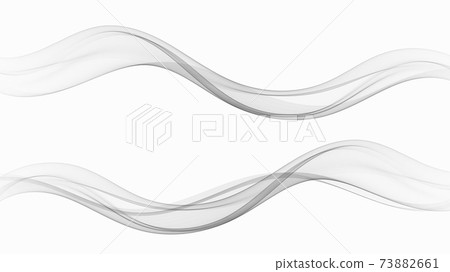 Abstract swoosh smooth border line background.... - Stock Illustration ...