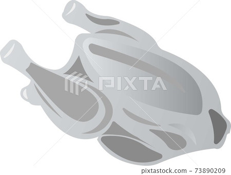 Fresh chicken. Vector illustration isolated on... - Stock Illustration ...