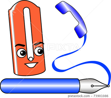 character, receiver, busy line - Stock Illustration [73901086] - PIXTA