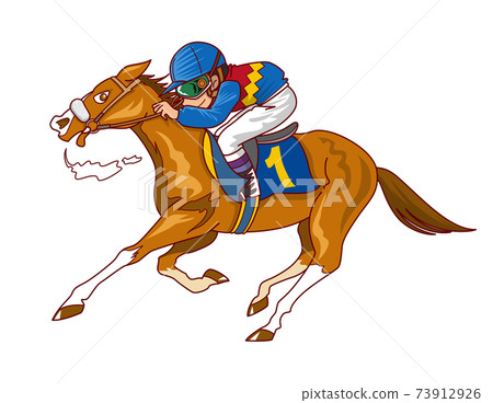 Horse Racing Character-03 - Stock Illustration [73912926] - PIXTA