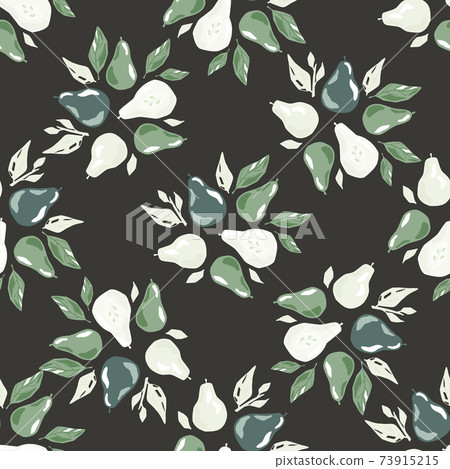 White and navy blue pear silhouettes seamless... - Stock Illustration ...