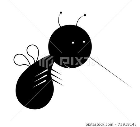 Icon mosquito. Harmful insect, disease vector.... - Stock Illustration ...