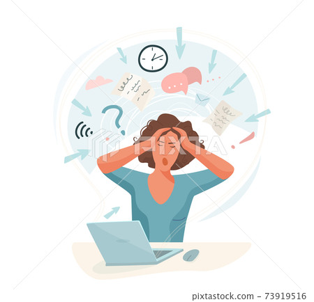 Information overload vector illustration... - Stock Illustration ...