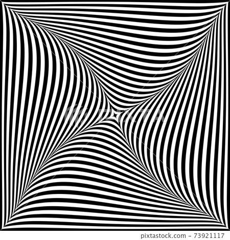 Rotation twisting movement illusion in abstract... - Stock Illustration ...