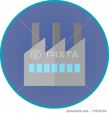 Simple factory icon - Stock Illustration [73926504] - PIXTA