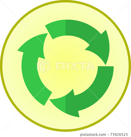 Simple rotation cycle icon - Stock Illustration [73926525] - PIXTA