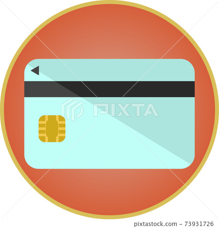 Simple credit card icon - Stock Illustration [73931726] - PIXTA