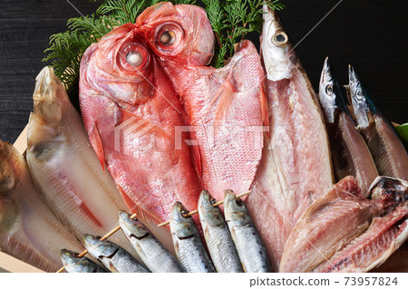 Assorted dried fish - Stock Photo [73957824] - PIXTA